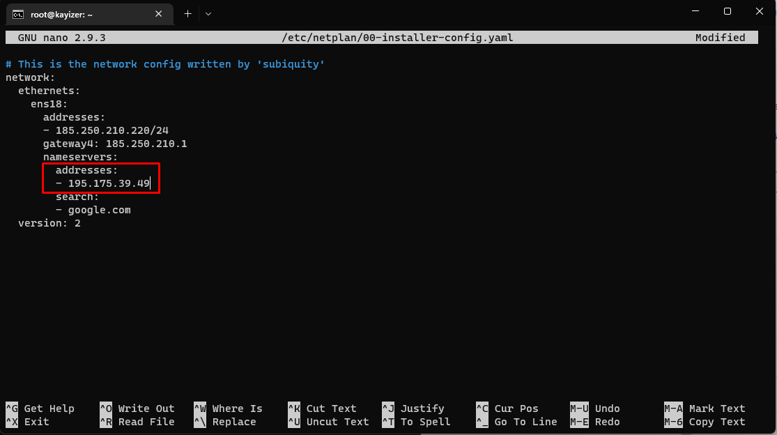 Ubuntu DNS Adresleri Nasıl Değiştirilir? - KAYIZER